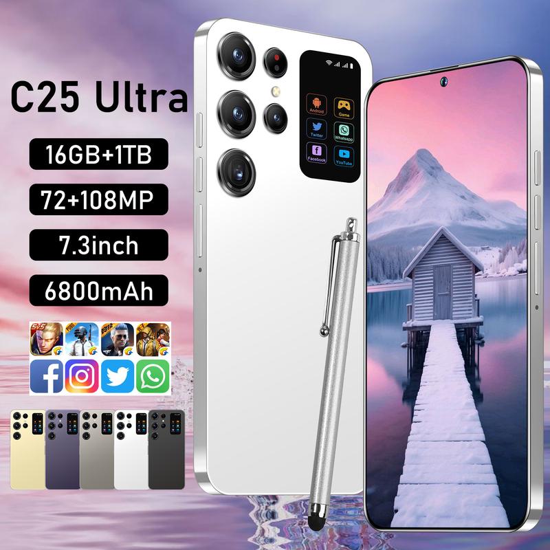 C25 Ultra unlock Android smartphone, support face recognitio - TikTok Shop