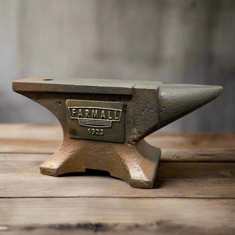 Farmall Cast Iron Anvil With Antique Vintage Finish and Stamped ...