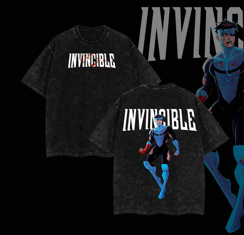 Mark Grayson Invincible Tshirt Washed, Invincible Comics Tshirt ...