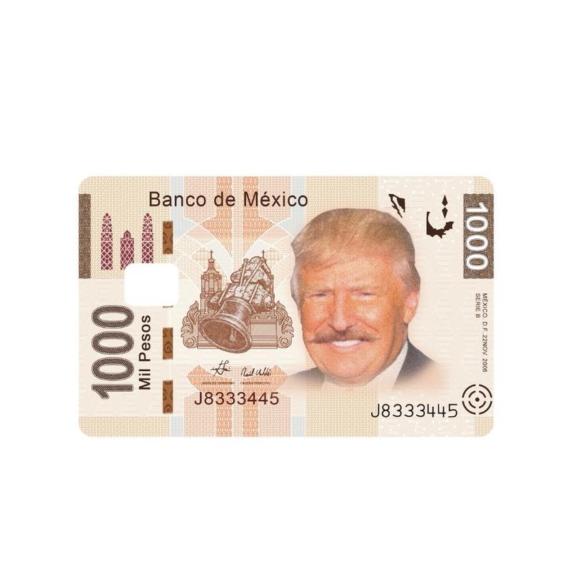 Donaldo Trumpo debit credit card sticker skin funny durable vinyl ...