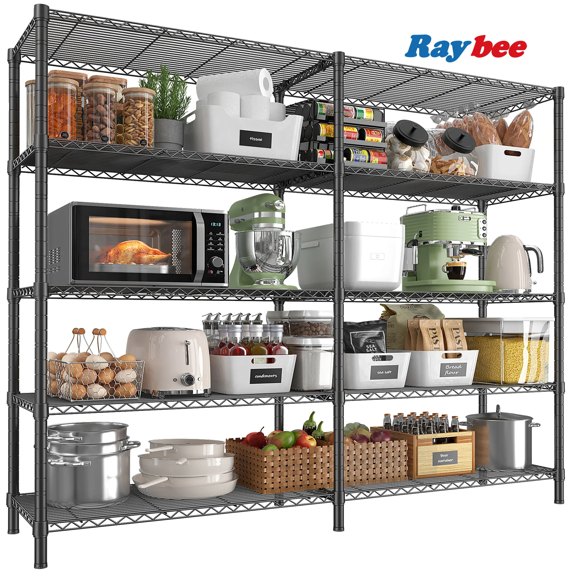 raybee furniture 5 tier metal-TikTok Shop