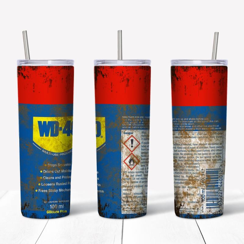 WD 40 can tumbler 20 oz Bottle Cup - TikTok Shop