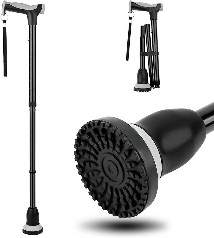 Walking Cane for Seniors Canes for Women Men, Adjustable, Foldable ...
