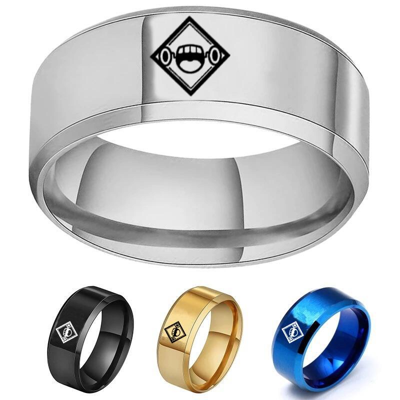 Jujutsu Kaisen Sukuna Mouth Symbol Ring – Stainless Steel Anime ...
