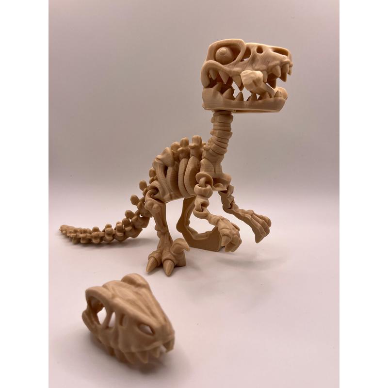 Skeleton Raptor Figurine - TikTok Shop