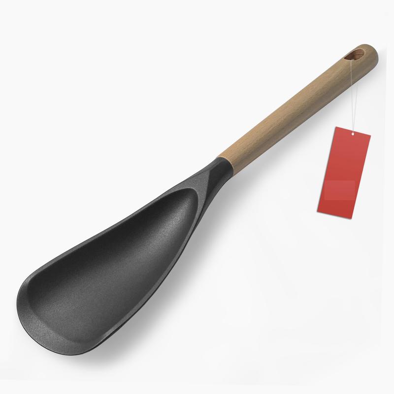 Cooking Spoon for Nonstick Cookingwares with Lengthed Wooden - TikTok Shop