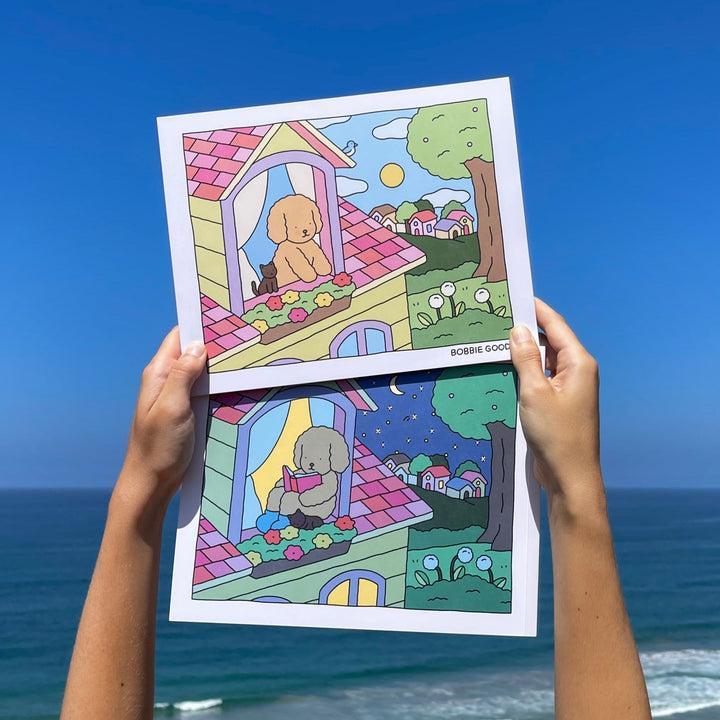 Hot 2025 BOBBIE GOODS COLORING PICTURE SET - DAY TO NIGHT - Available ...