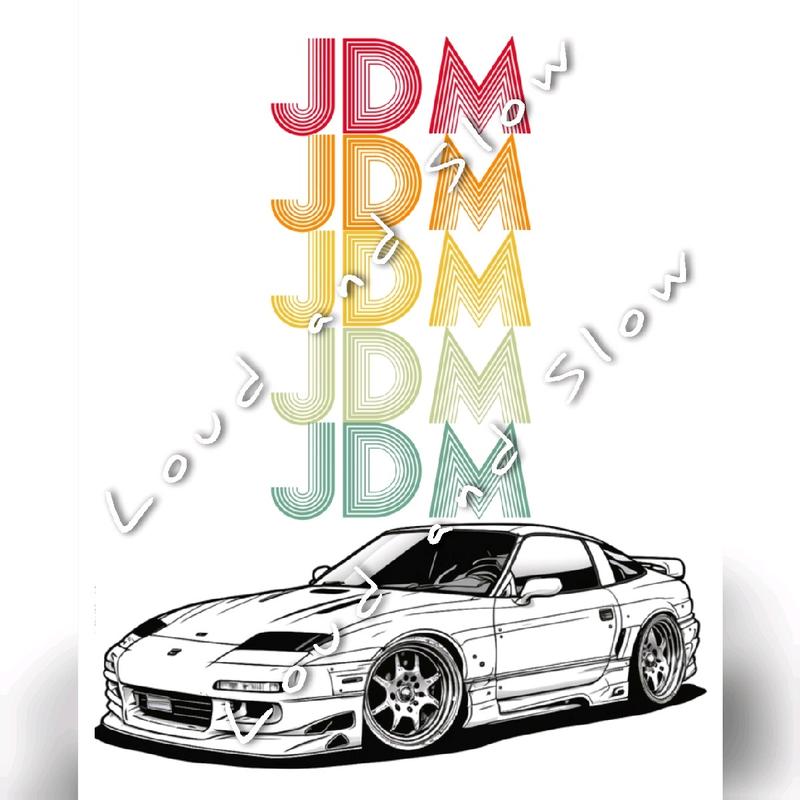 JDM Coloring Book - TikTok Shop