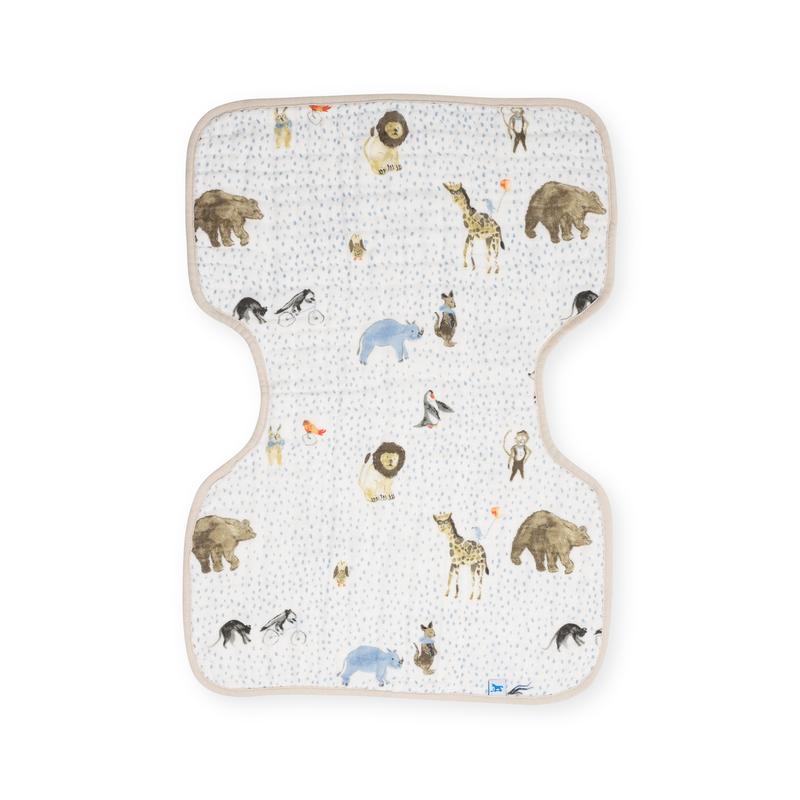 Cotton Muslin Burp Cloth - Party Animals - TikTok Shop