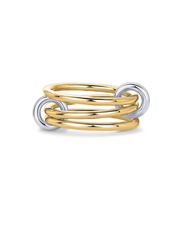 PAVOI 14K Gold Plated Interlocked Stackable Rings for Women - TikTok Shop