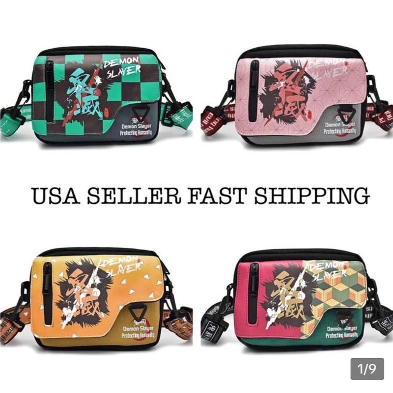 Anime Messenger Bag - Small Compact Size - Side Shoulder Crossbody ...
