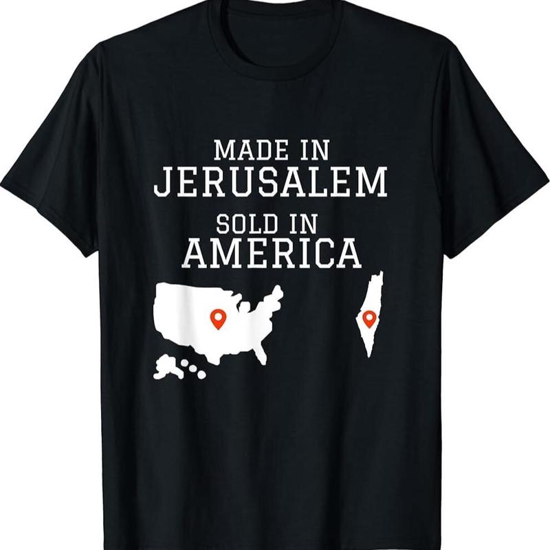 Hebrew Israelite - Made In Jerusalem Sold In America T-shirt - TikTok Shop