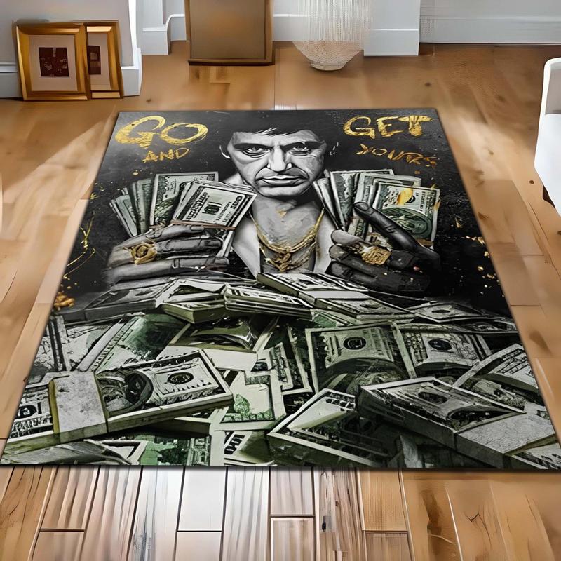 Scarface Rug, God Father Rug,Tony Montano Rug, Bold Motivational ...
