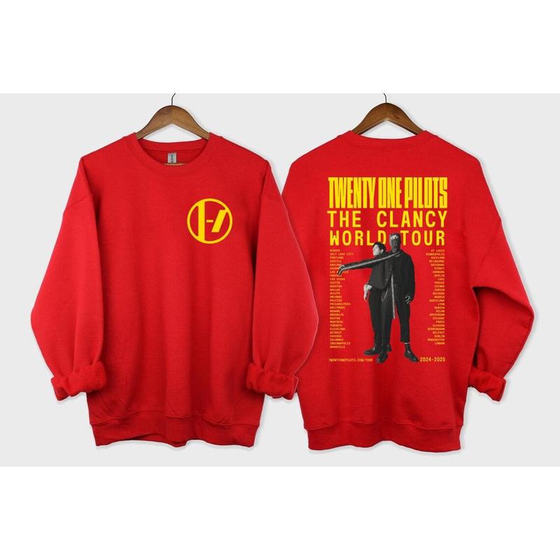 Twenty One Pilots - The CLANCY 2024-2025 World Tour Unisex Shirt ...