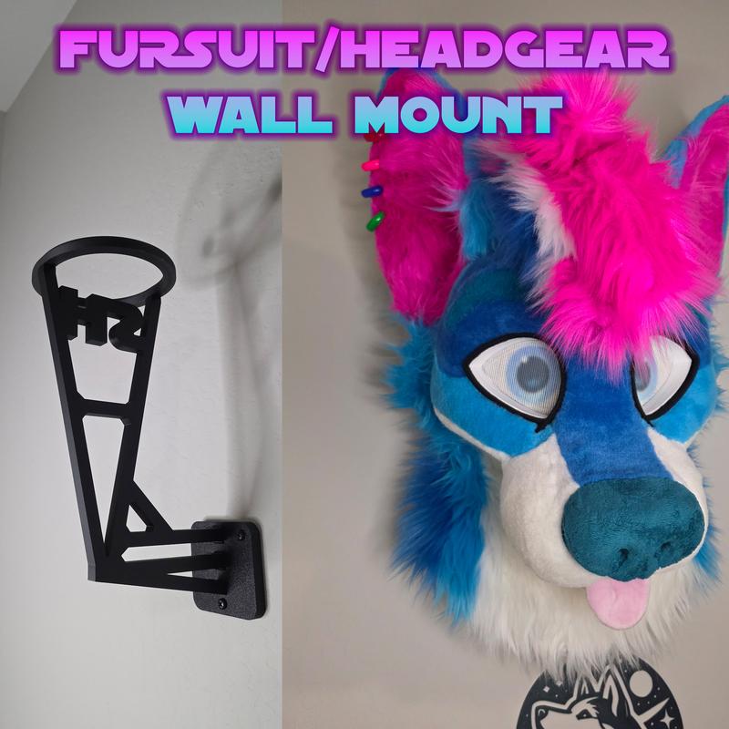 Fursuit Head Wall Mount - Cosplay Headgear Wall Mount - Wall - TikTok Shop