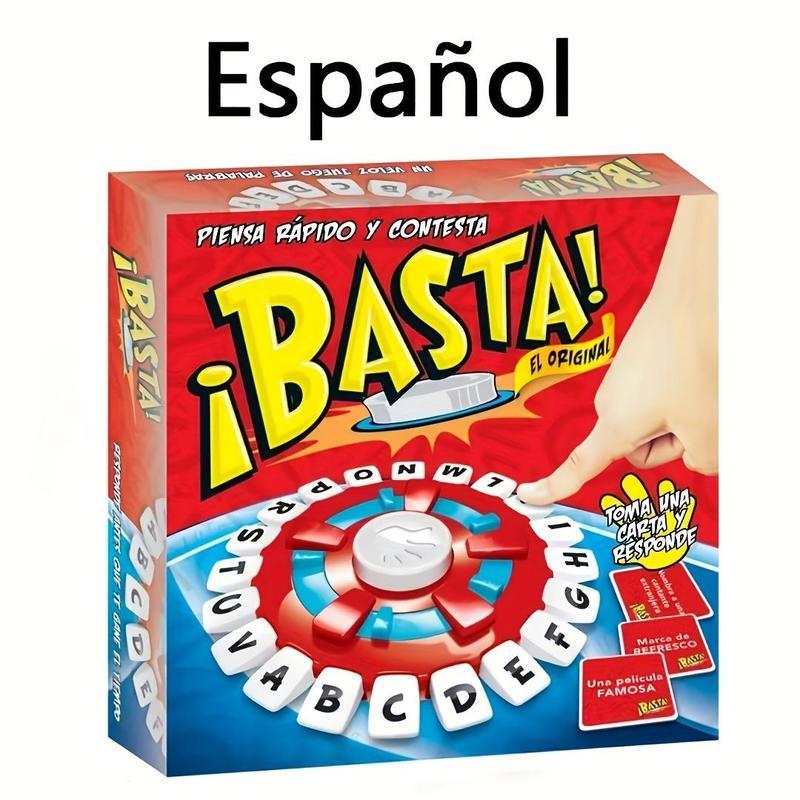 Basta Strategy Board Game - 1 Count Spanish Edition Word Thinking ...
