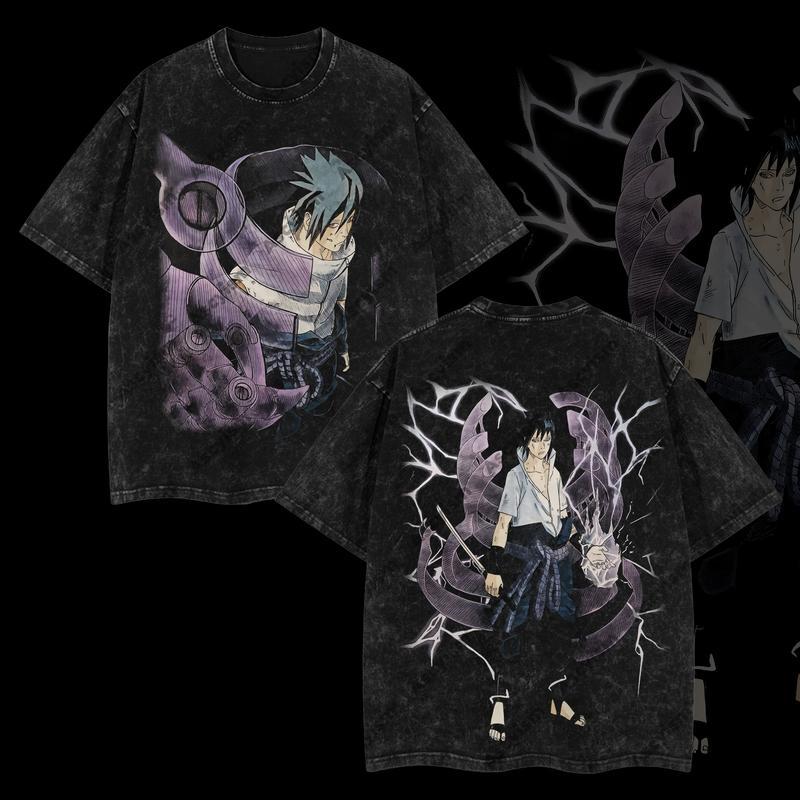 Uchiha Sasuke Susanoo Naruto Shippuden Retro Vintage Unisex Oversize ...