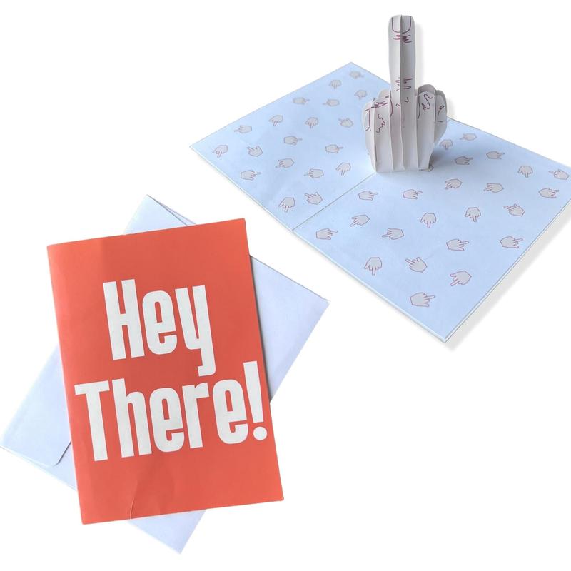 Hey There - Pop up Middle Finger Card - TikTok Shop