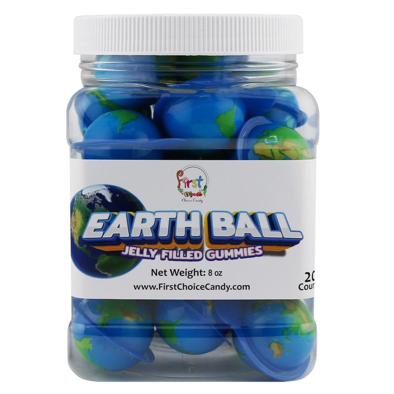 EARTH BALL JELLY FILLED GUMMIES 20 PIECES Soft Snack Fruity - TikTok Shop