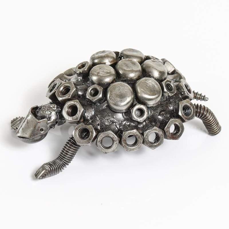 Turtle Recycled Metal Sculpture - TikTok Shop