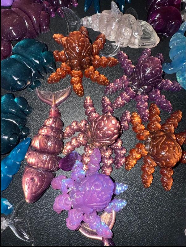 Pick 6 minis - Resin 3d printed articulated minis figures - TikTok Shop