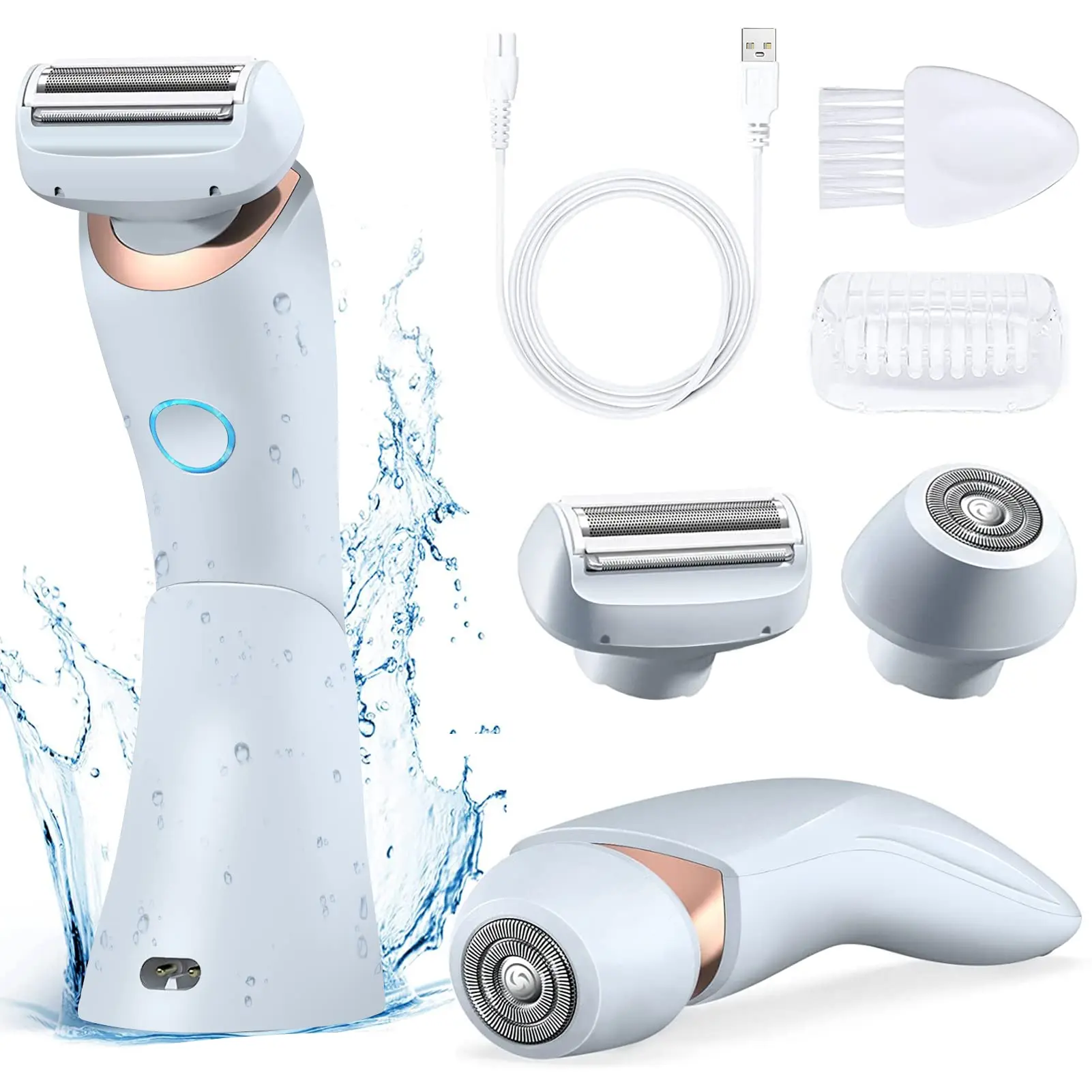 Electric Razor for Women, Cordless,Shaver with Pop-Up Trimmer, - TikTok ...