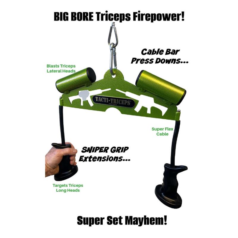 TACTI – TRICEPS Double Wide 'Super Set' Tricep Attachment Yoke - TikTok ...