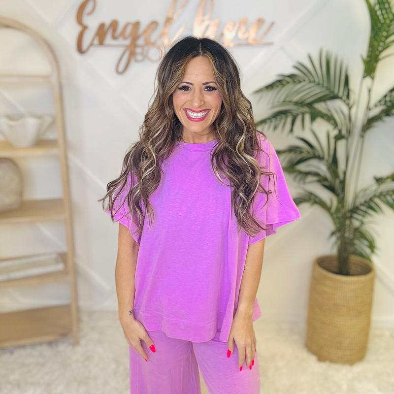 Rae Mode Oversized Cotton Slub Short Sleeve Top - TikTok Shop