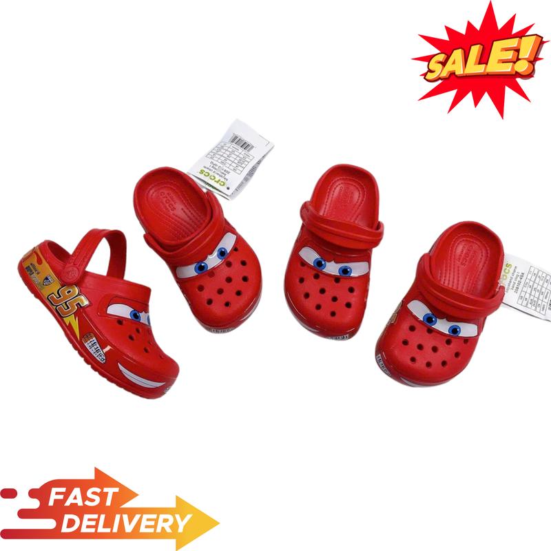 Lightning McQueen Crocs – Speed, Original Crocs Lightning Clog - TikTok ...
