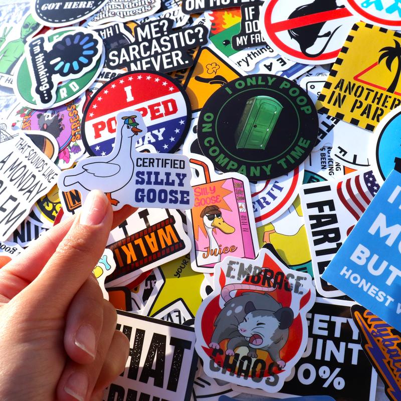 100-200 pcs Funny Stickers Dirty, Prank Meme Hilarious Sticker - TikTok ...