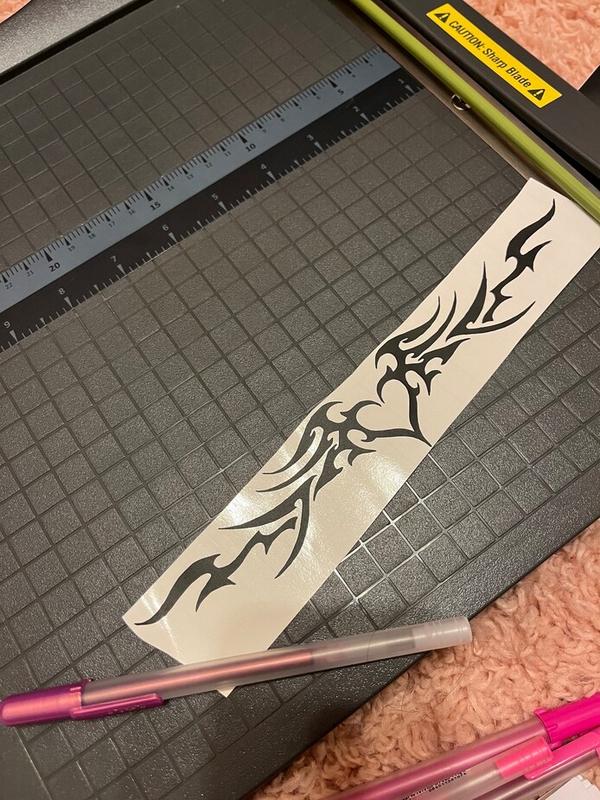 Car Tramp Stamp Vinyl Decal | Rearview Mirror Laptop Bumper Sticker ...