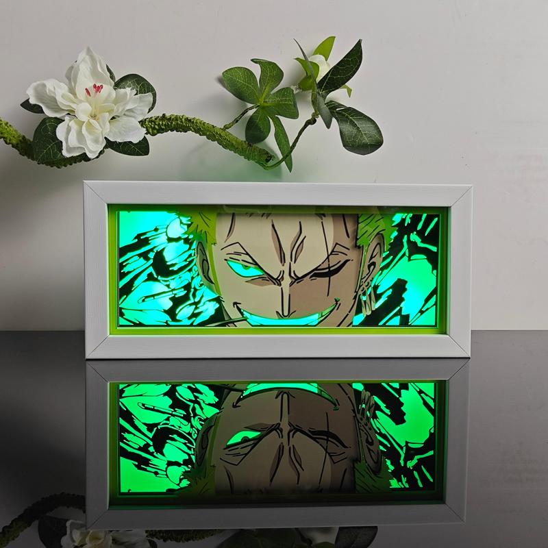 One Piece Zoro Ashura Anime LED Lightbox, Anime Room Decor,Gift ...