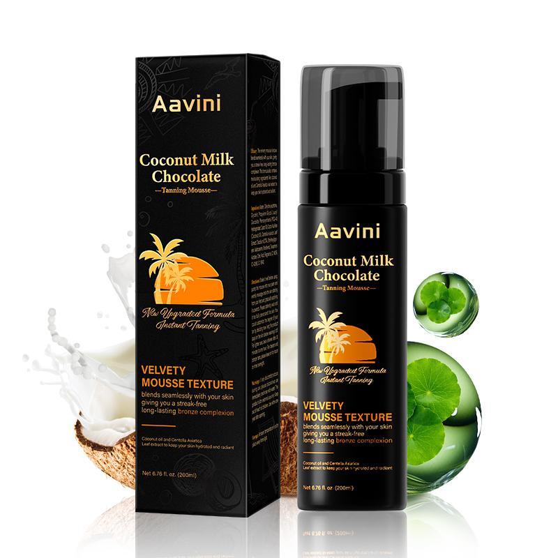 Aavini Coconut Milk Chocolate Self - Tanning Mousse, a Popular - TikTok ...