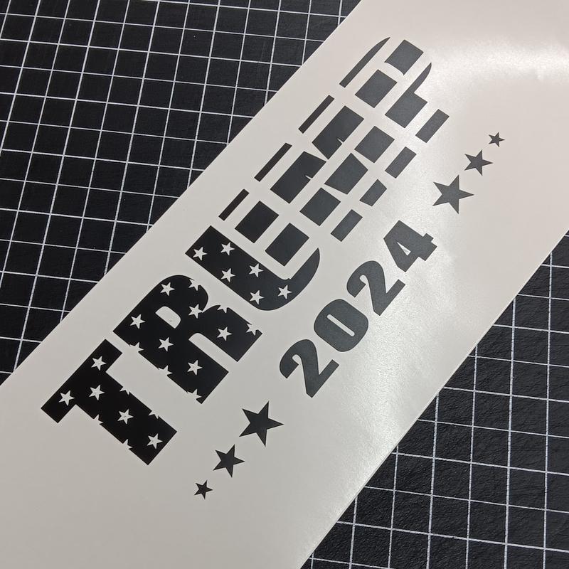 Trump Cowboy Hat Decal/ Sticker - TikTok Shop