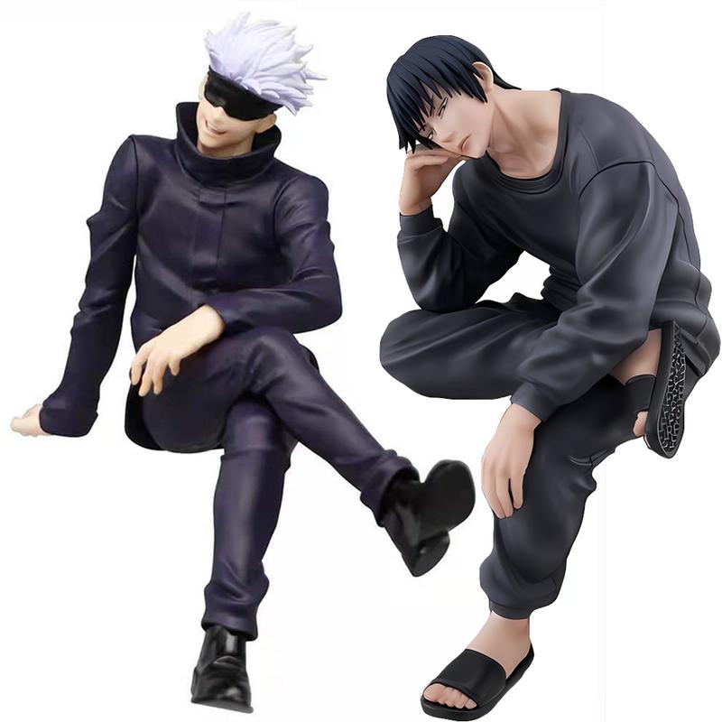 Anime JJK Figure Gojo Satoru Fushiguro Toji Model Sitting Pose - TikTok ...