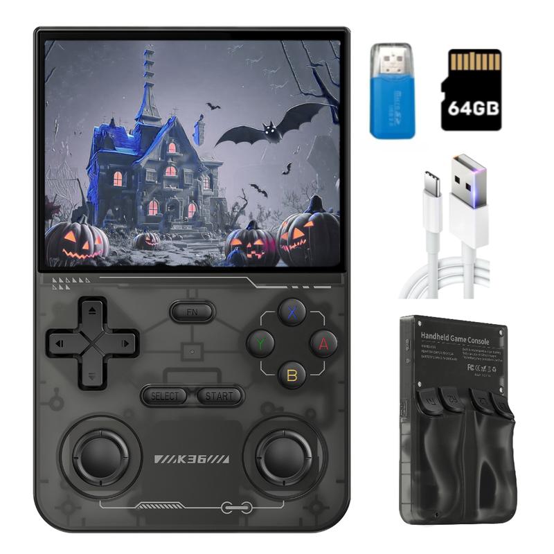 Portable Retro Gaming System: K36 Handheld Console Features 3.5 ...
