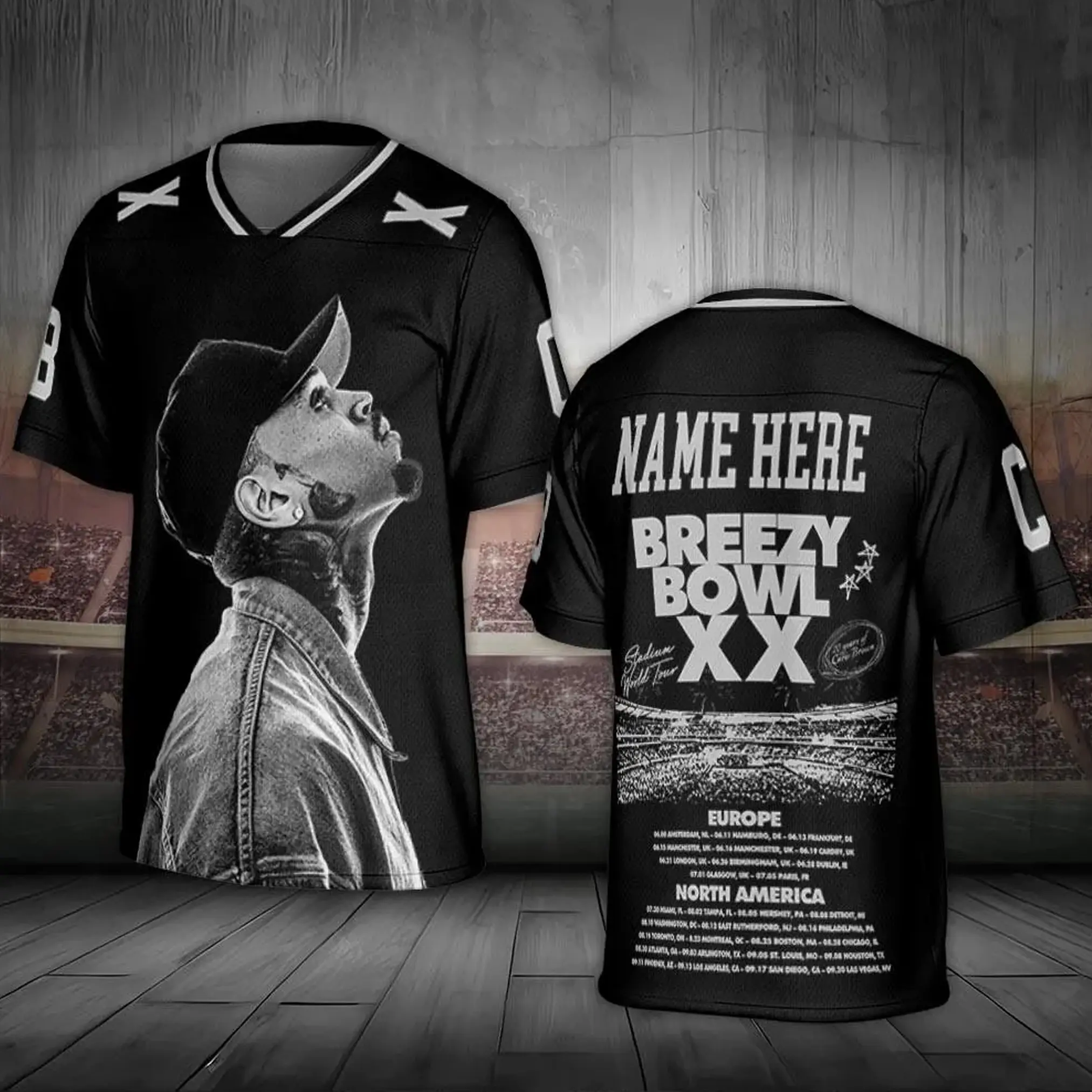 breezy bowl outfits, breezy bowl jersey, brown merch, breezy - TikTok Shop
