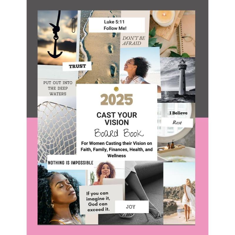 Cast Your Vision: 2025 Vision Board Book: For Women Casting their ...