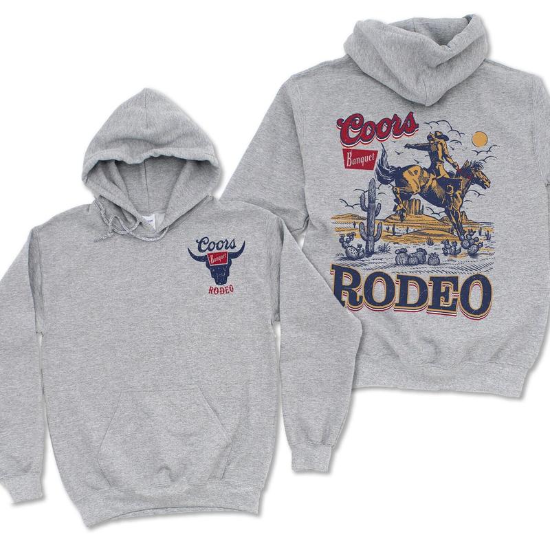 Coors Rodeo 90s Cowboy Hoodie, Vintage 2000s Graphic Western - TikTok Shop