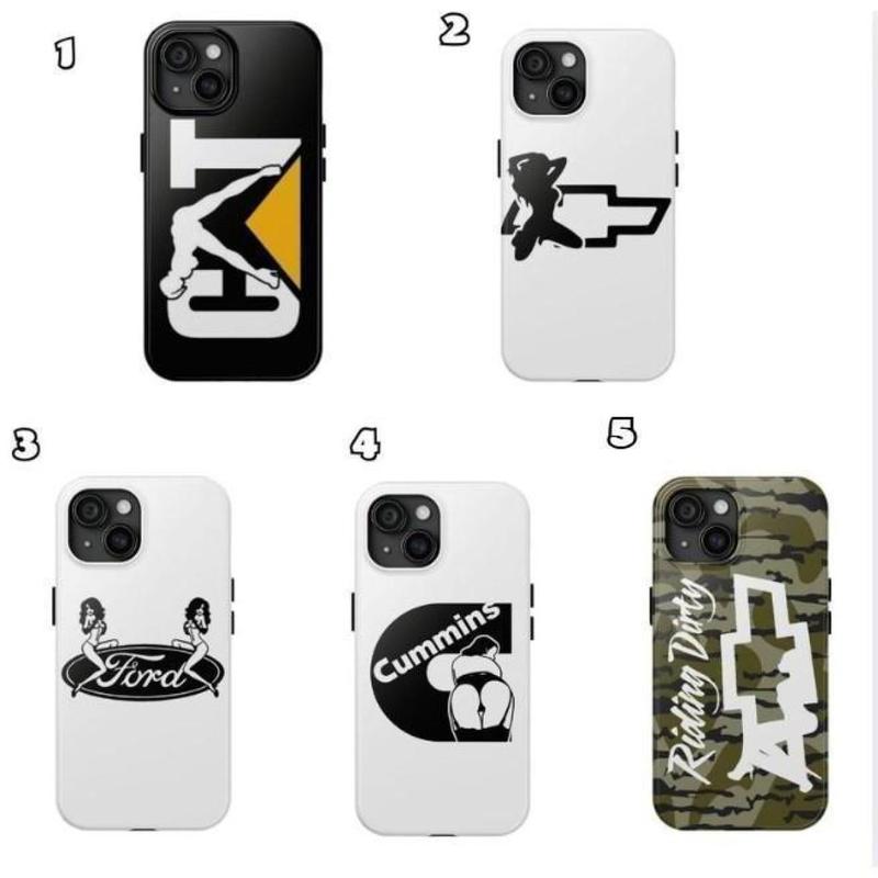 Funny Cummins Iphone Case, Chevy, Cat Ford Camoufage, Compatible ...