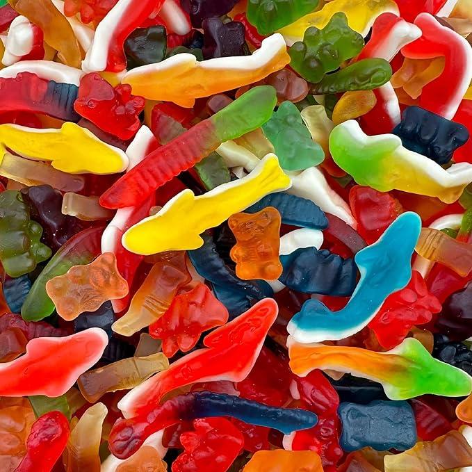 Gummy Candy Mix | 2-Pound Bag | Assorted Flavors and Shapes Gummy ...