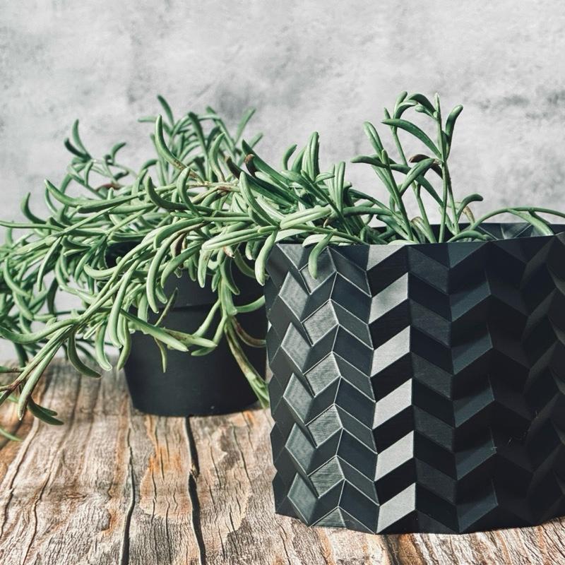 Geometric Origami Planters pots raised garden - TikTok Shop