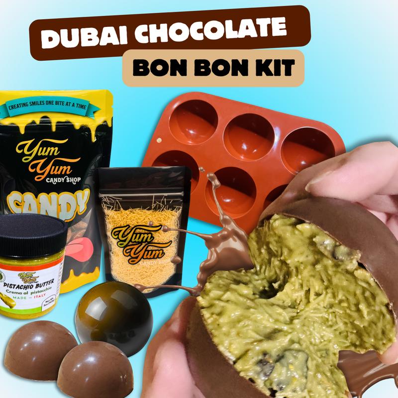 Dubai Pistachio Chocolate Bon Bon Kit DIY Sphere White, Dark - TikTok Shop