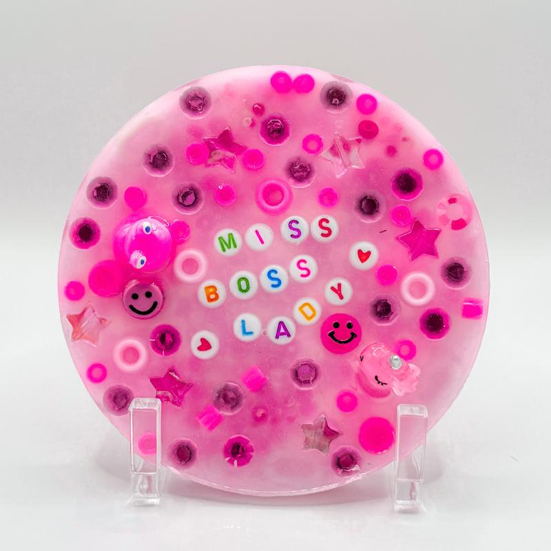 Hot Pink ‘Miss Boss Lady’ Pick Pad - Fidget Toy for Stress/Anxiety ...