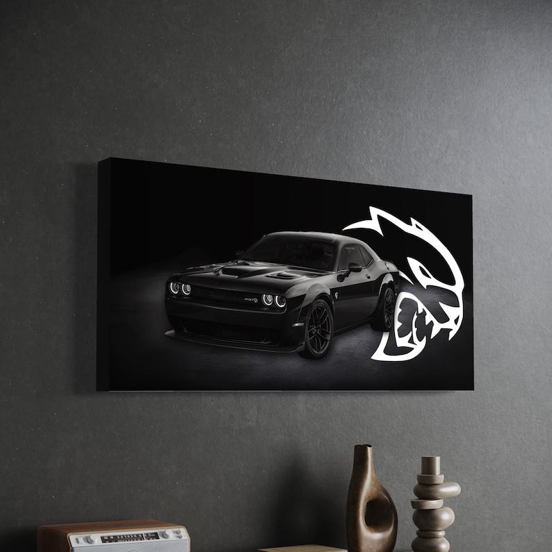 Hellcat Challenger poster “Shadow Beast” | poster Wall Art | - TikTok Shop