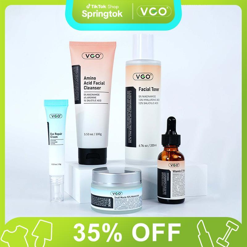 VGO Skincare Five-step Routine Daily care RepairMoisturizing - TikTok Shop
