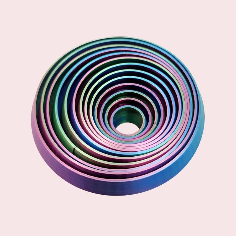 3D Printed Expanding Fidget - Square, Circle, Flower or Sta - TikTok Shop