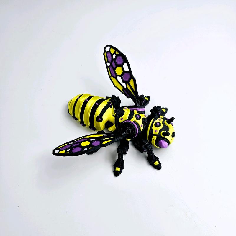 3D-Printed 6" Articulated Cyber Bee Statue - TikTok Shop