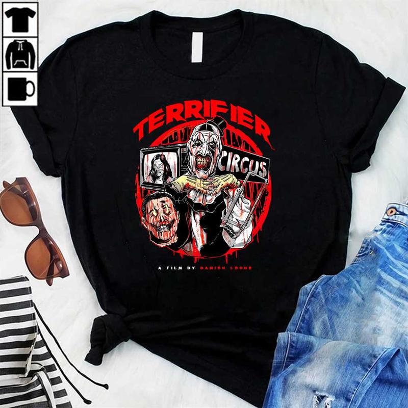 Terrifier Smile Officially T-Shirt - TikTok Shop