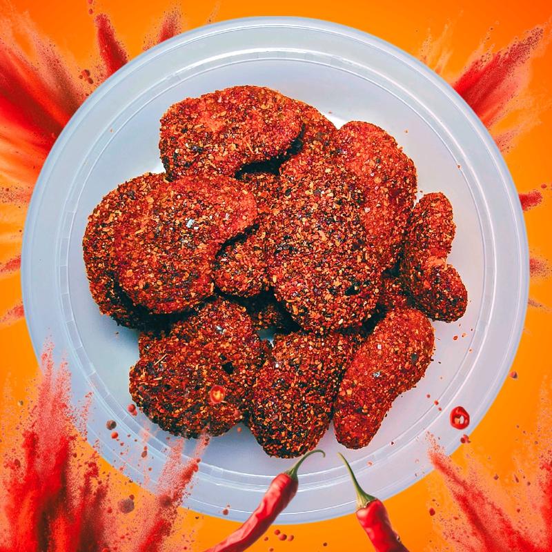 Mango Gummies Chamoy 5oz Jar Spicy Candy Snack mexican candy - TikTok Shop
